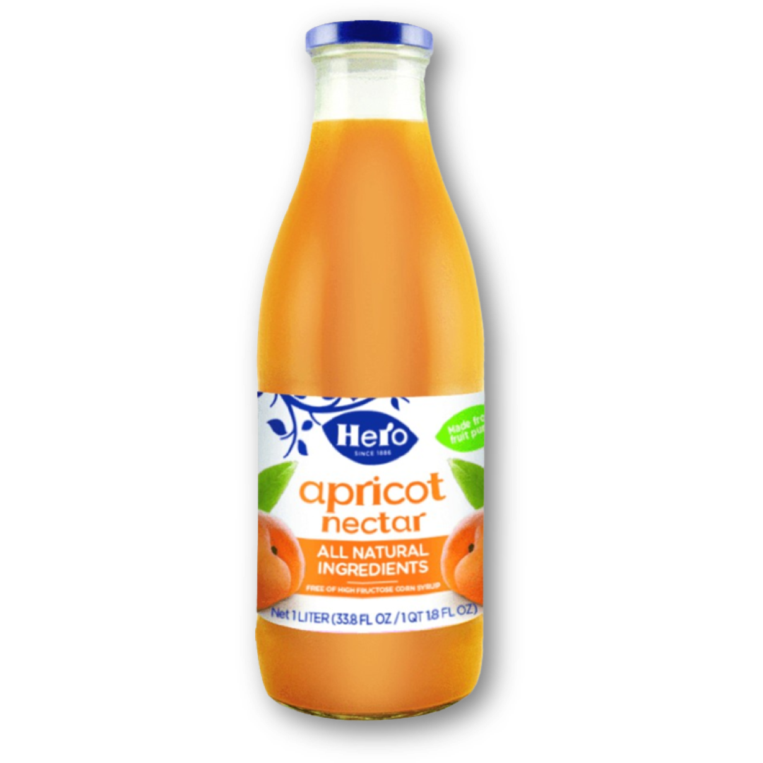Apricot Nectar 1L - Art. No. 8706.296 | Hero Food Services